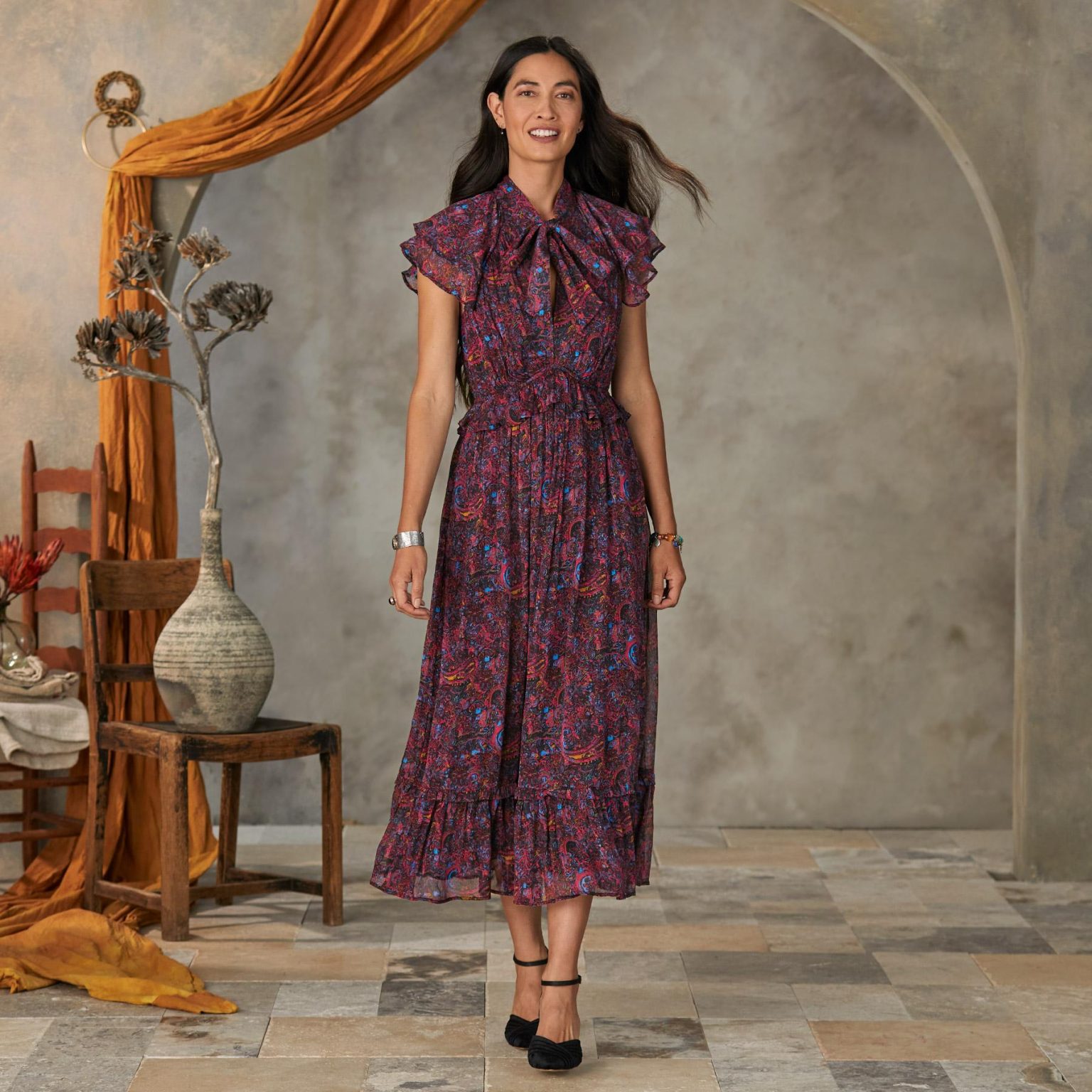 Nicolette Ankle Dress – Sundance Living ~ Previously Sundance Catalog