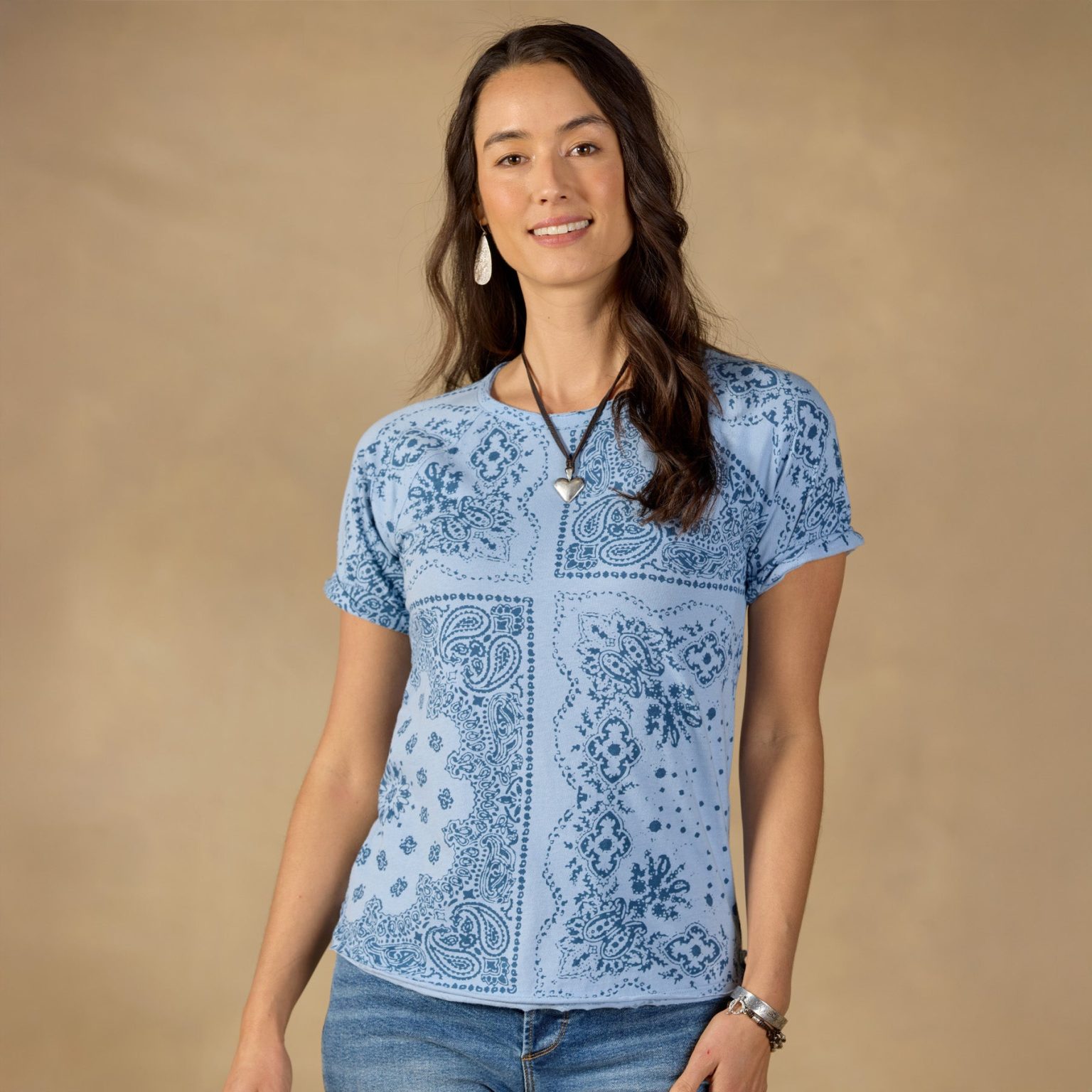 Miranda Bandana Tee – Sundance Living ~ Previously Sundance Catalog